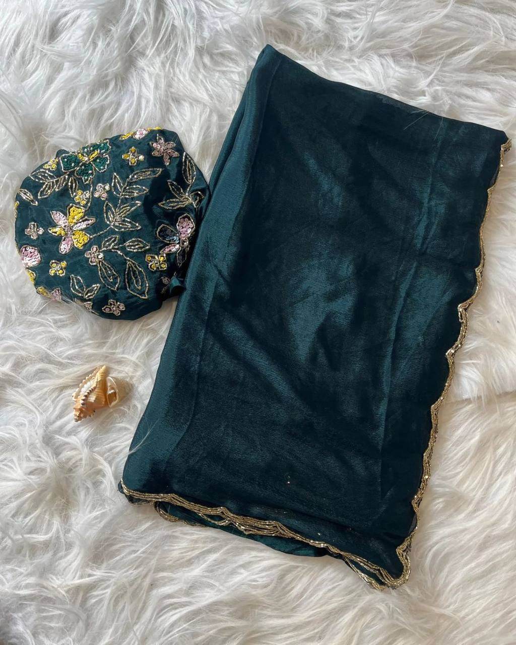 Artistry in Threads: Handwork Saree Collection – SEEANS